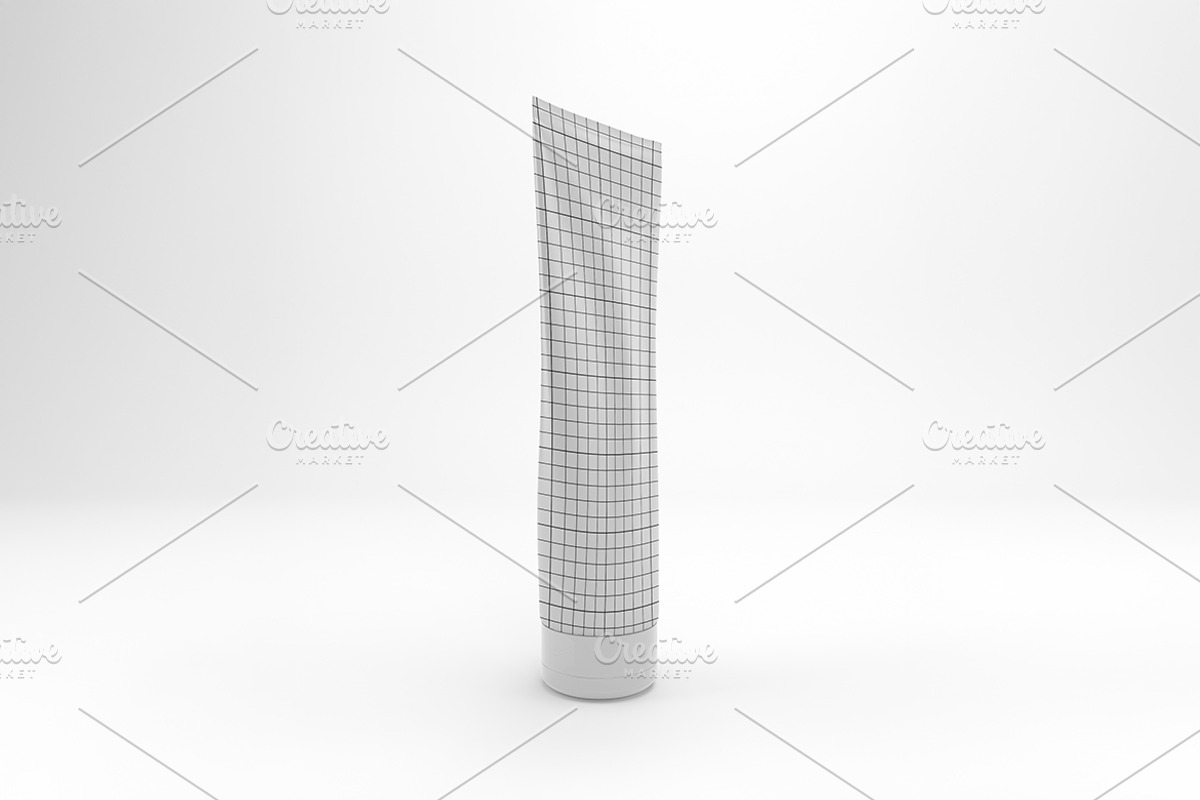 Cream Tube Mockup, a Packaging Mockup by Qaleb Studio