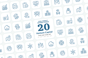 Venture Capital Pixel Perfect Icons