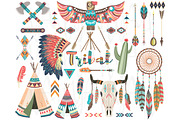 Tribal Design Collection Set, a Decorative Illustration by YenzArtHaut