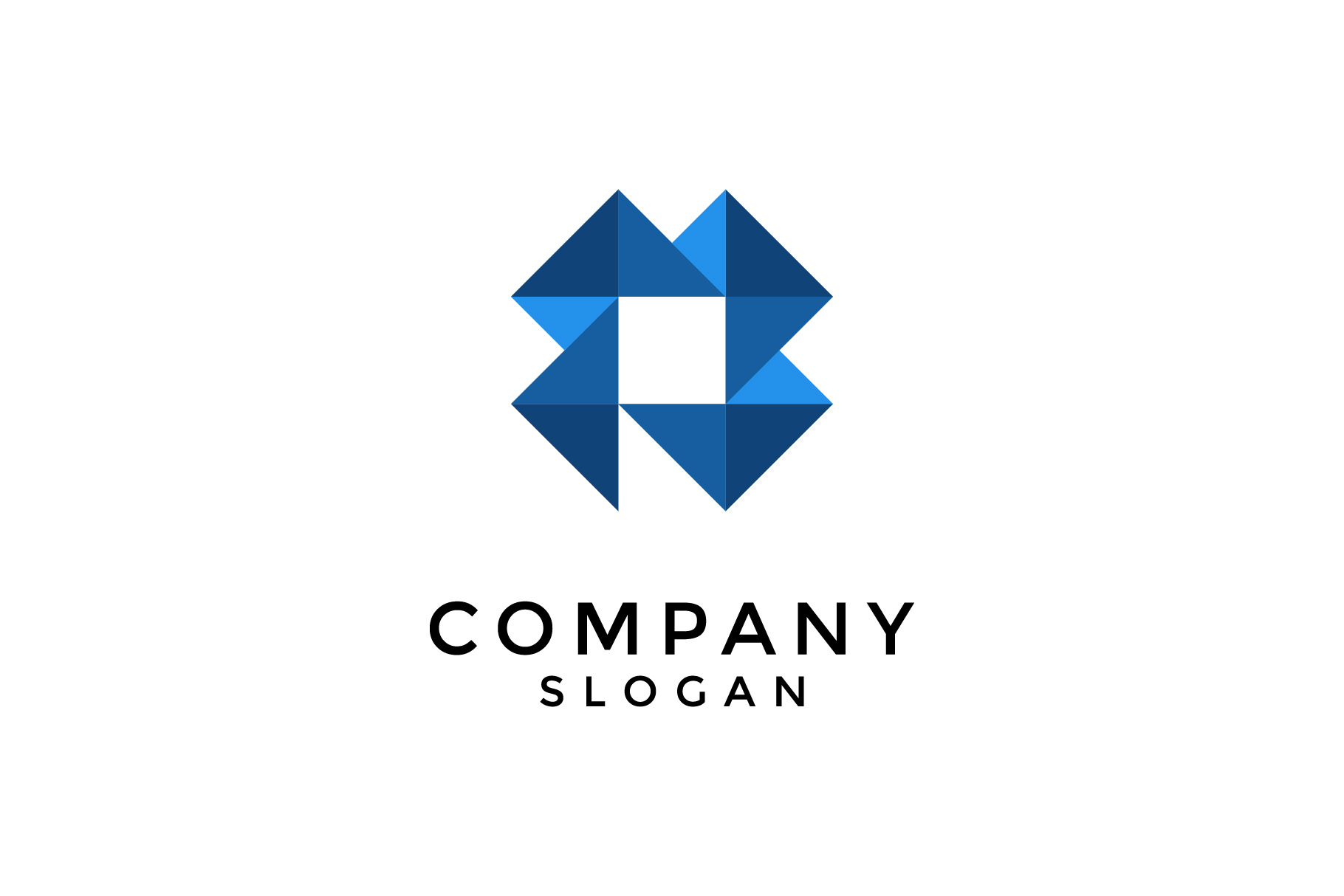 geometric letter R logo, a Branding & Logo Template by Rasagama Studio