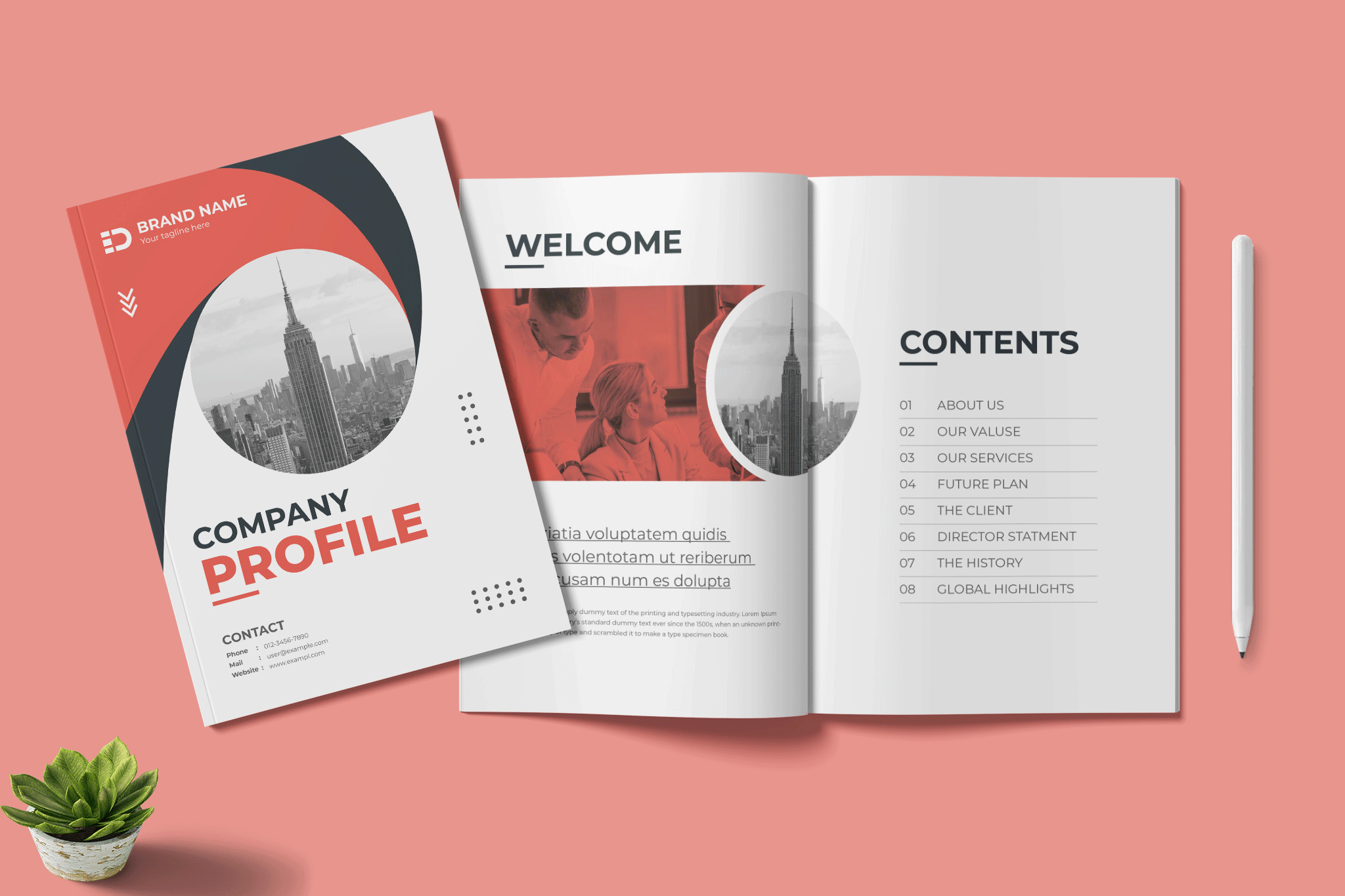 Company Profile Layout Design