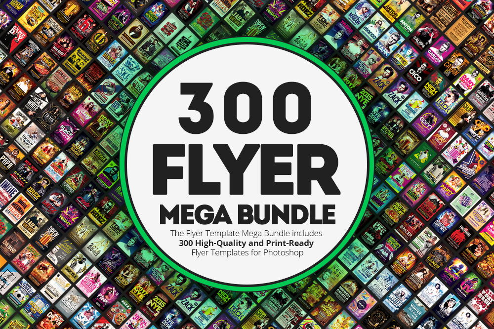 300 Flyer Templates Mega Bundle, a Flyer Template by Flyermind