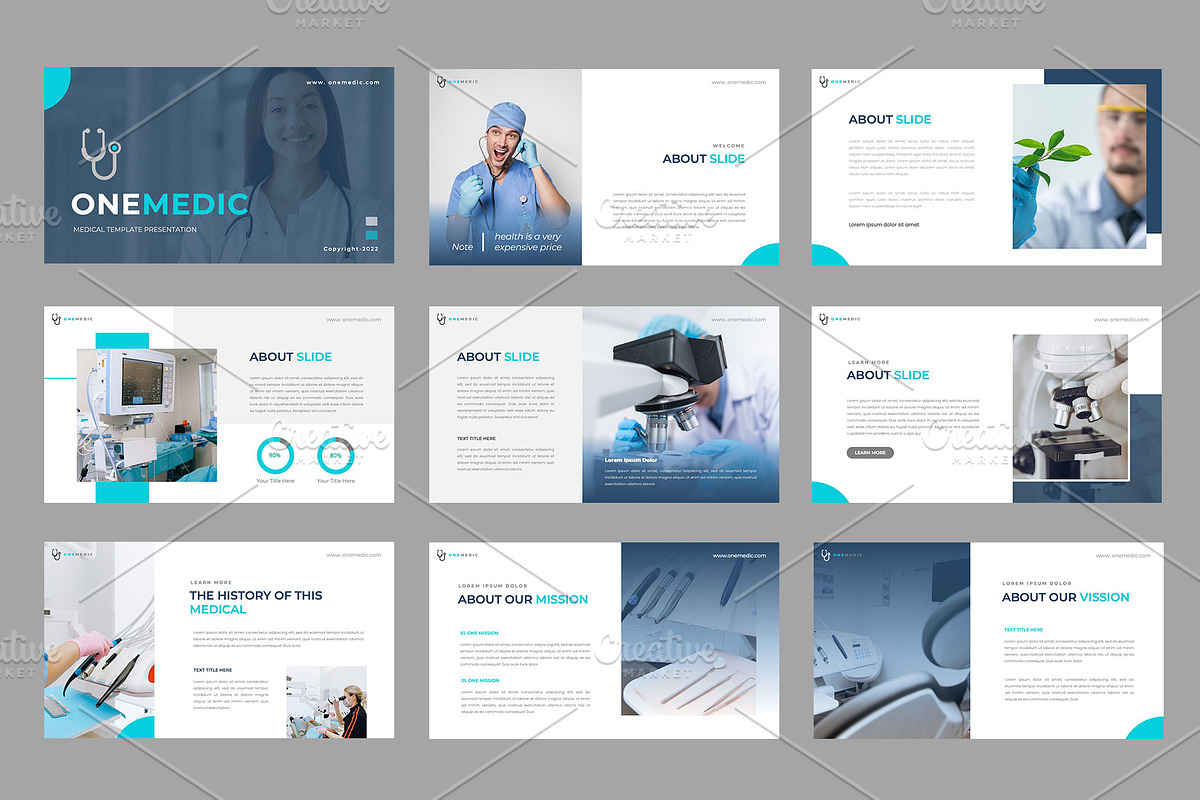 ONEMEDIC - Medical PowerPoint, a Presentation Template by RHD Creative ...