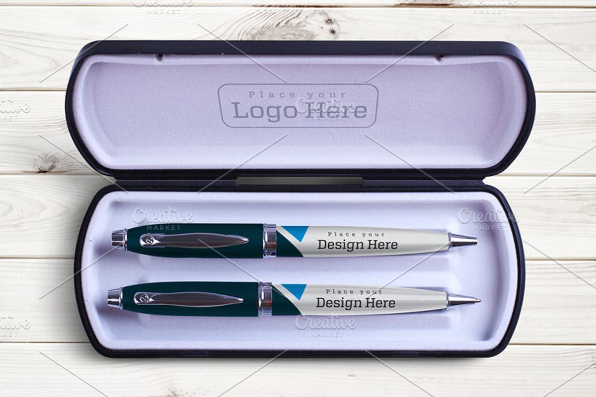 Pen Box Mock Up V.2, a Product Mockup by Qaleb Studio