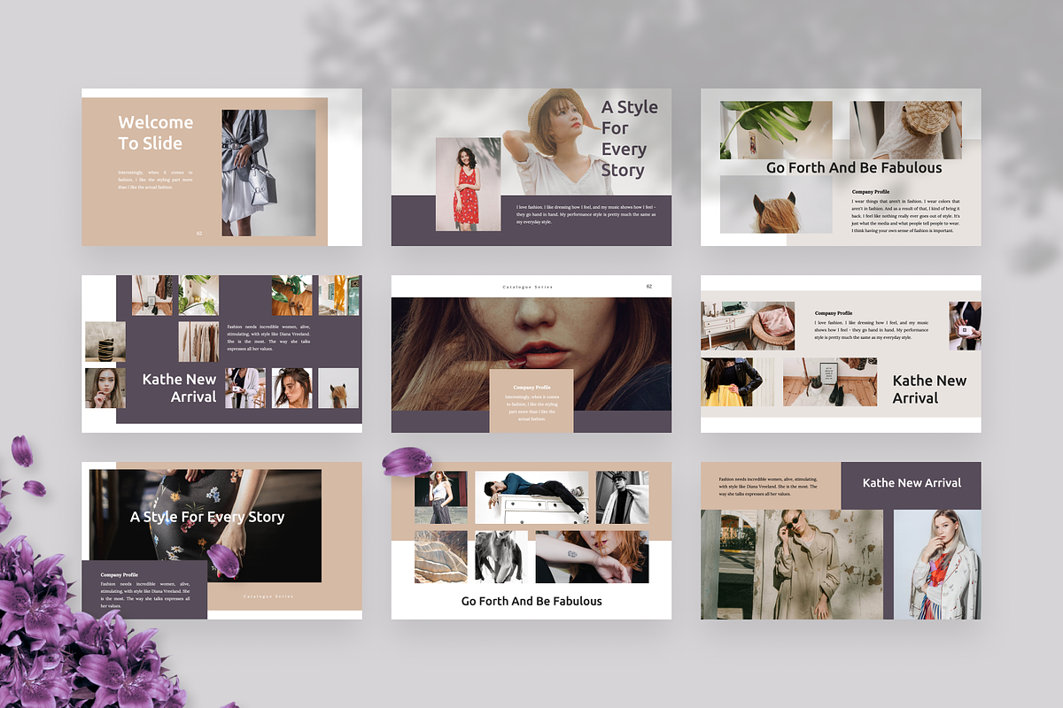 Kathe Creative PowerPoint Template, a Presentation Template by uiplus