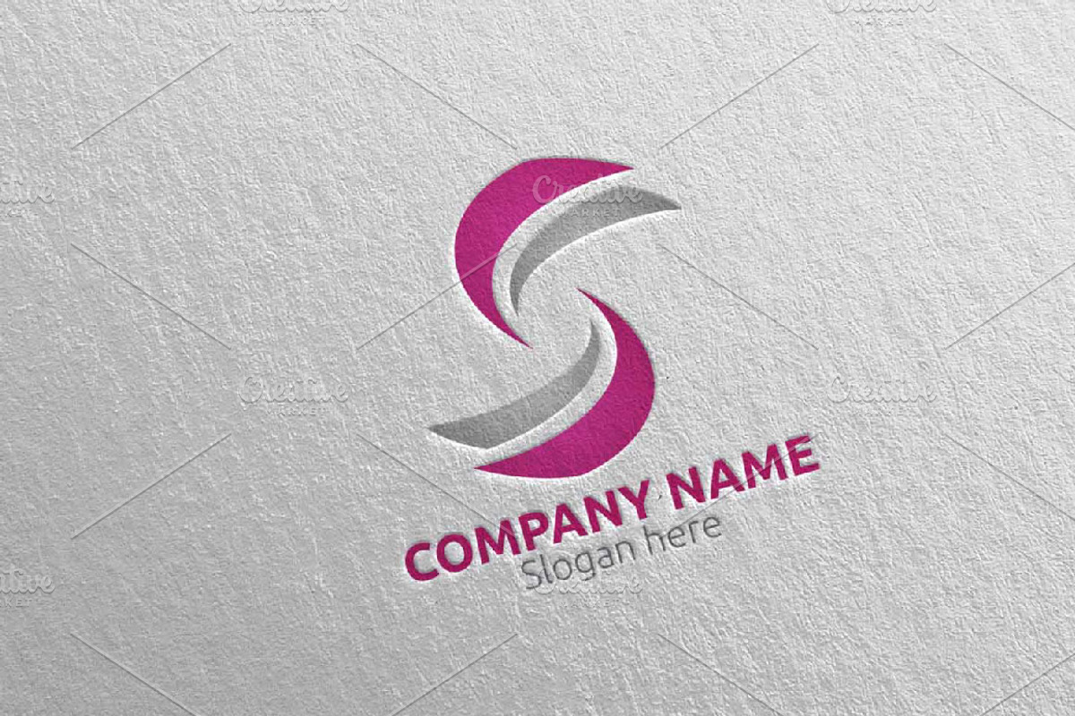 Letter S Logo Design 54, a Branding & Logo Template by denayunebgt ...