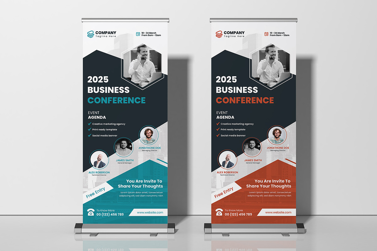 Conference Roll-up Banners
