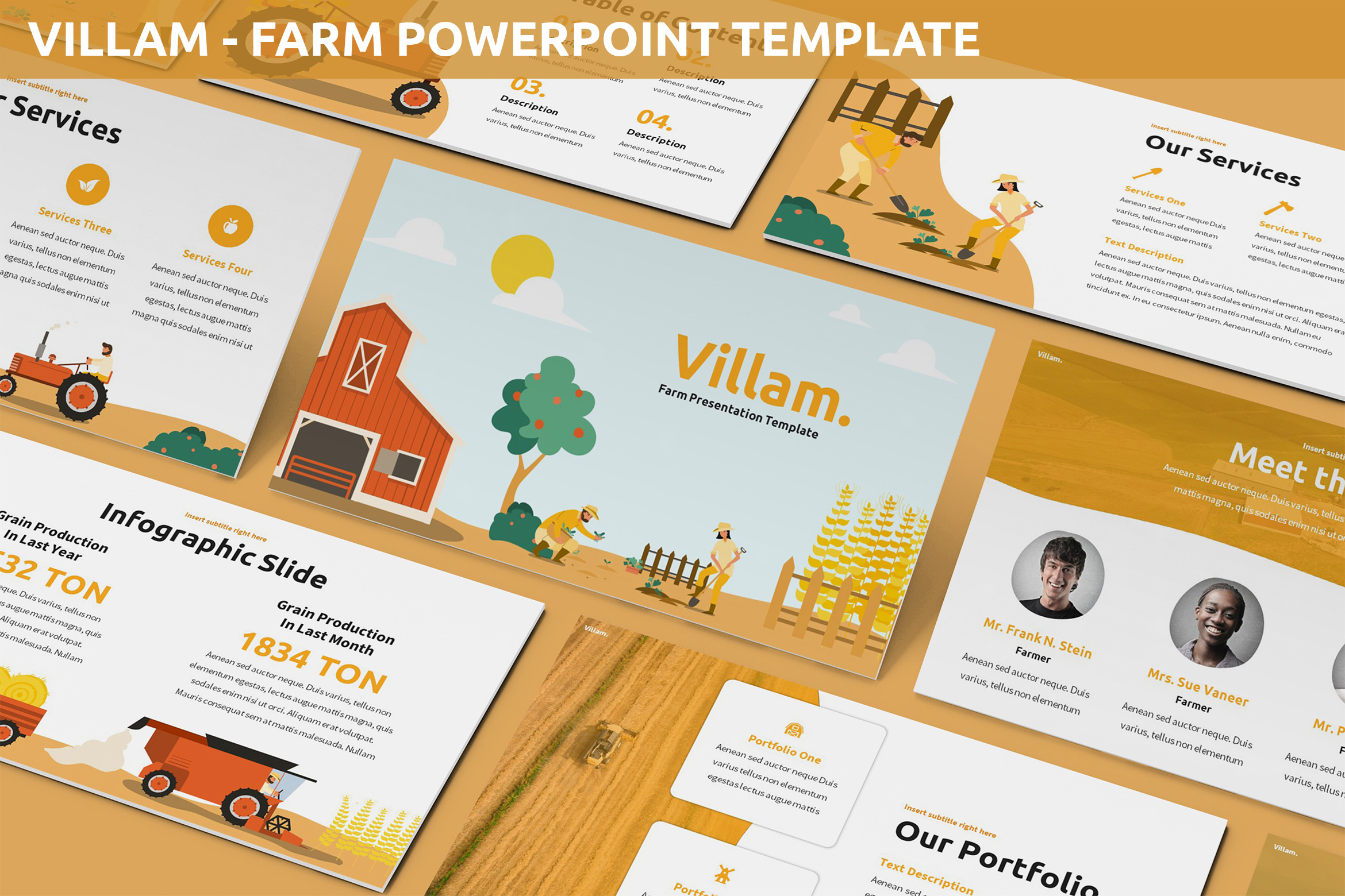 Villam - Farm Powerpoint Template, a Presentation Template by ...