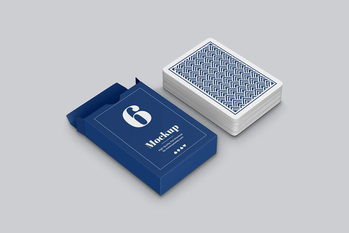 Playing Card Mockup, a Product Mockup by Mockupdaddy