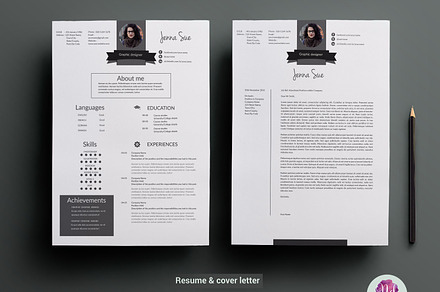 Creative CV template, a Resume Template by Chic templates