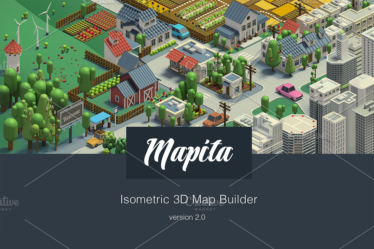 Ultimate 3D Map Creator - Mapita, an Illustration by Graphic Pear