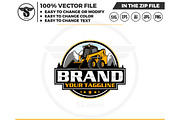 skid steer loader logo, a Branding & Logo Template by slLametDesigns