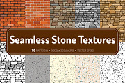 10 Seamless Stone Textures, a Texture Graphic by TAlex