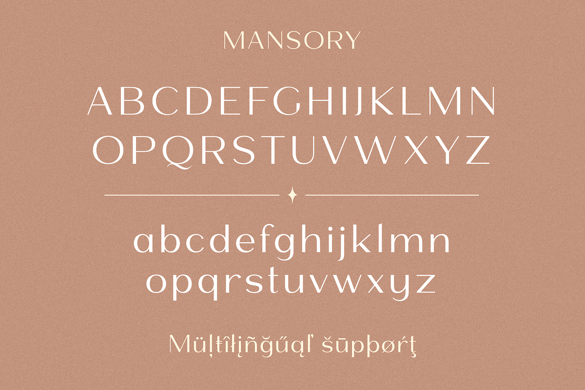 Mansory, a Sans Serif Font by Larin Type Co.