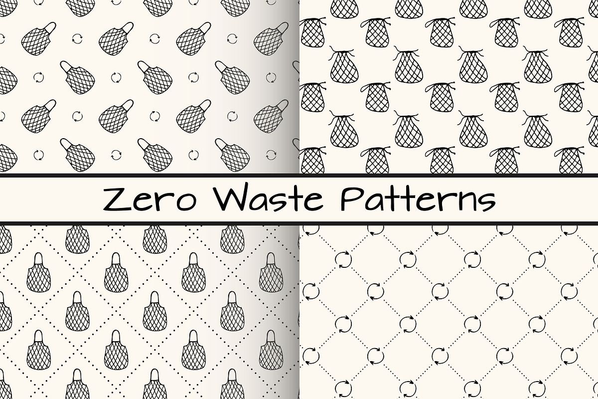 Zero waste patterns, a Pattern Graphic by Simple Patterns | Creative Market