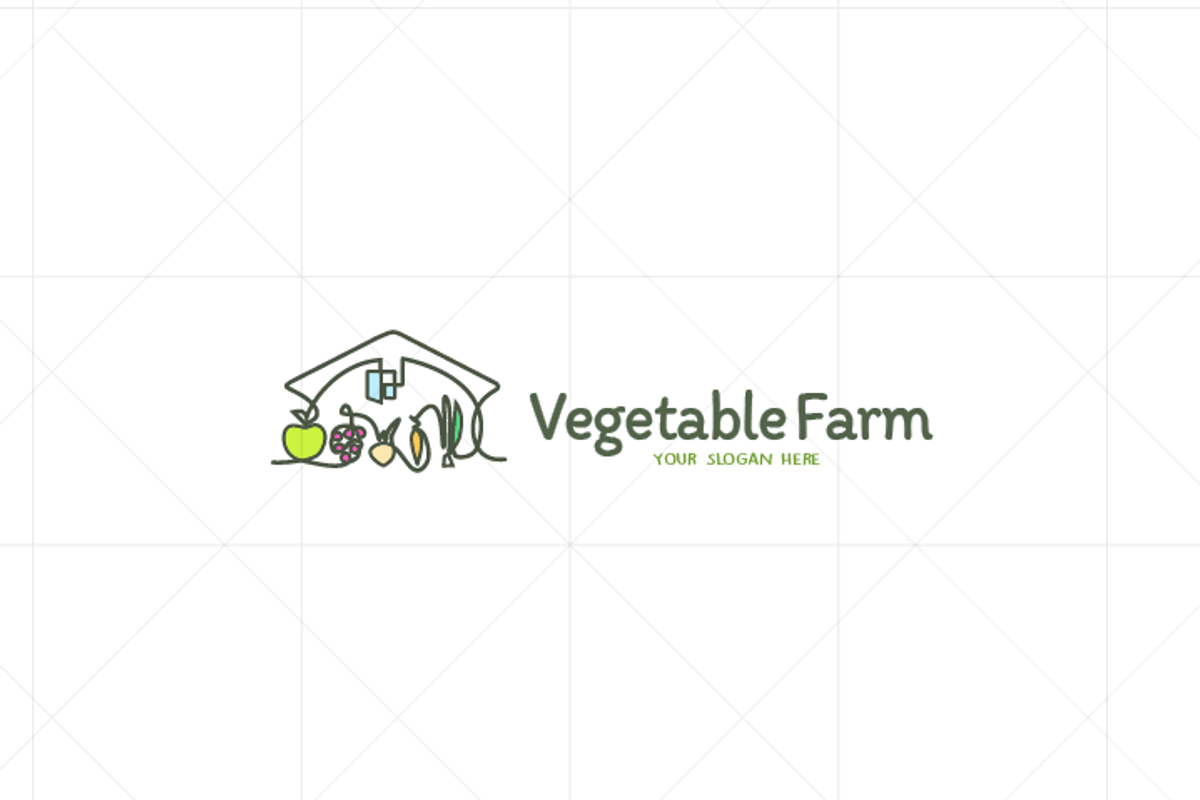 Animated Logo / Vegetable Farm, a Branding & Logo Template by LogoBuy