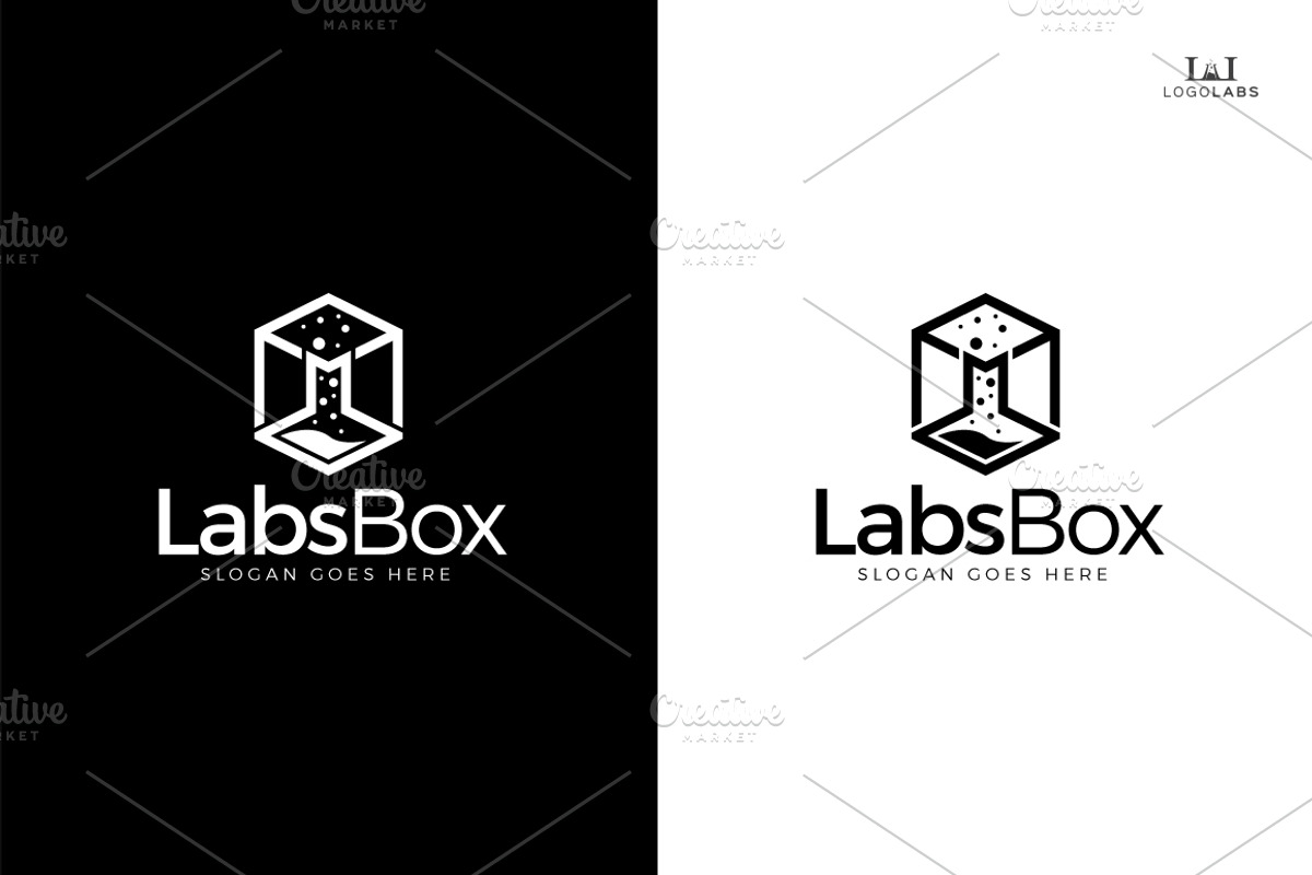 Labs Box Logo, a Branding & Logo Template by LogoLabs