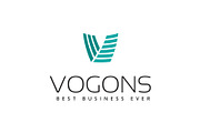 Vogons Letter V Logo Template, a Branding & Logo Template by Tovarkovdesign