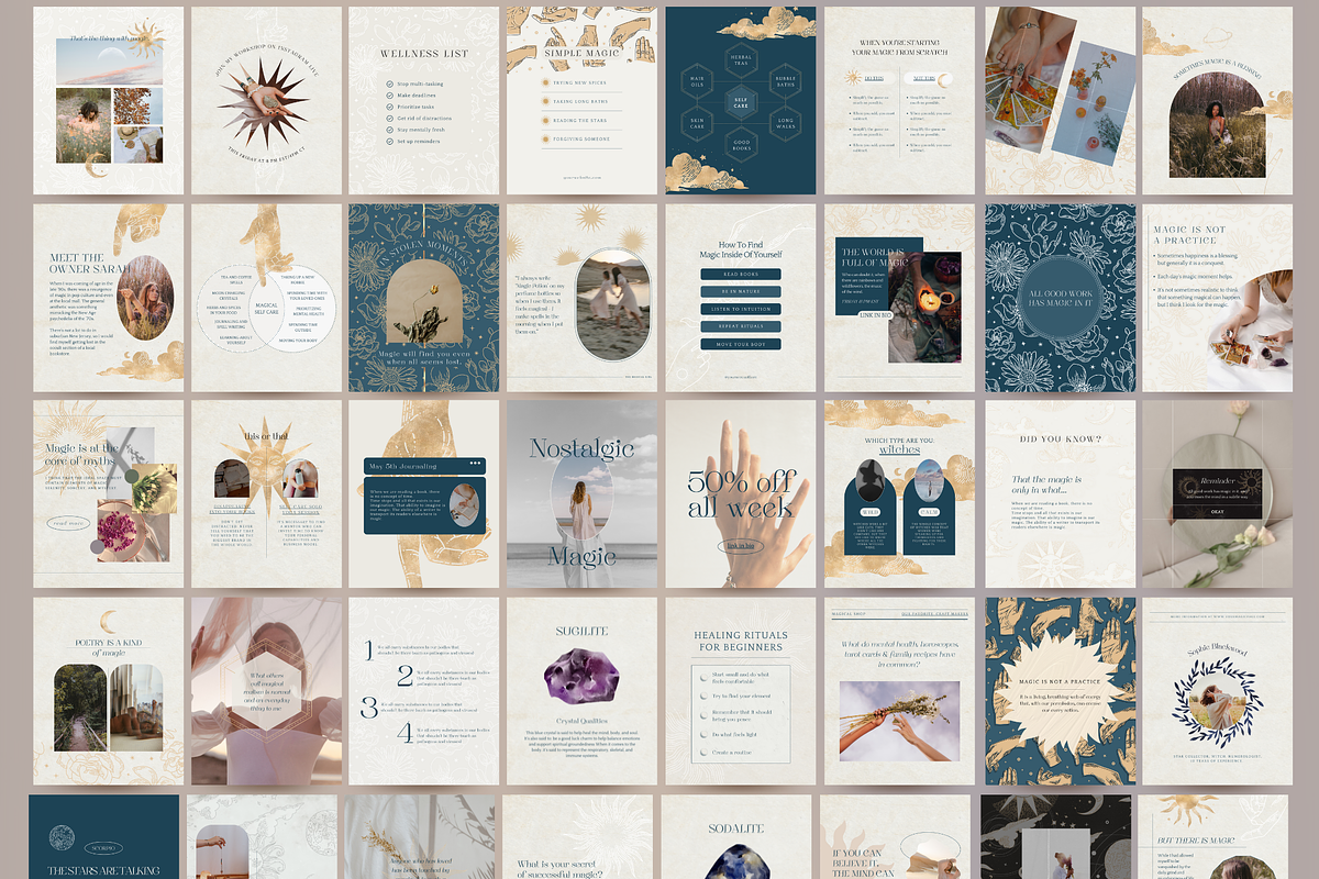 Spiritual Instagram Mystic Template, a Social Media Template by Story ...