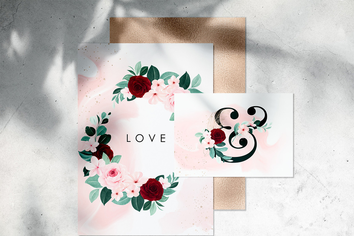 Garden Watercolor Floral Collection | Creative Market