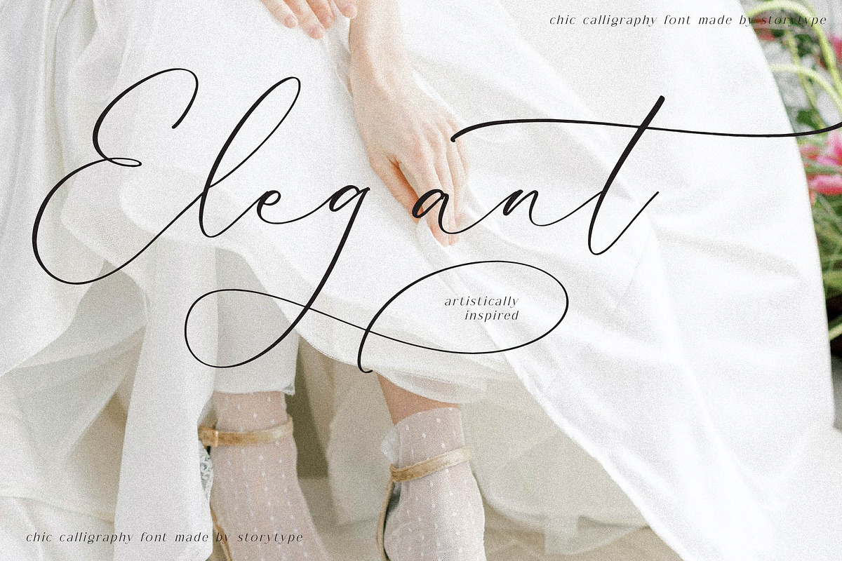 Palmer Corella Chic Calligraphy Font, a Script Font by Storytype Studio