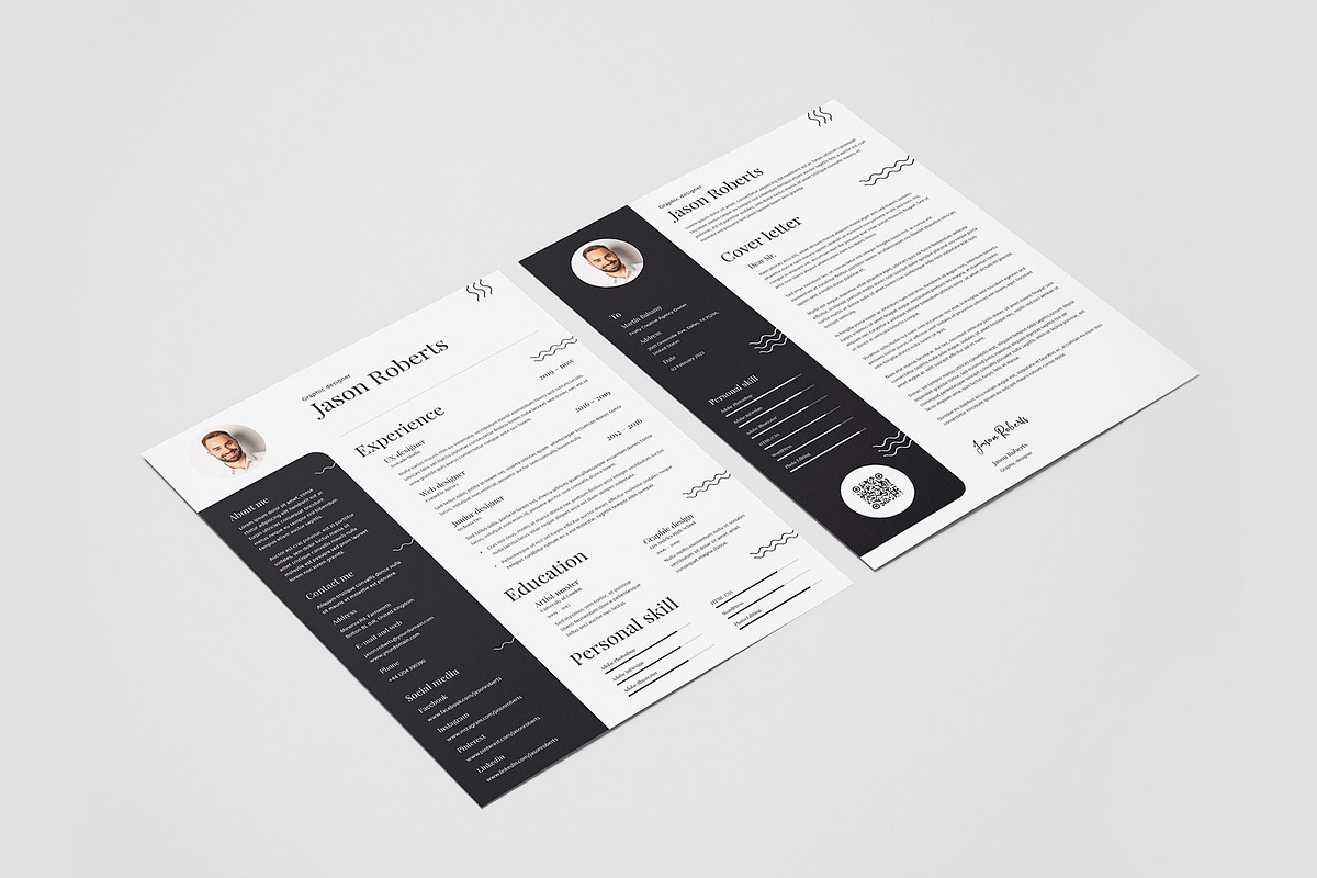 Designer Resume CV Flyer Canva