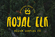 Royal Elk Font, a Sans Serif Font by Design Surplus