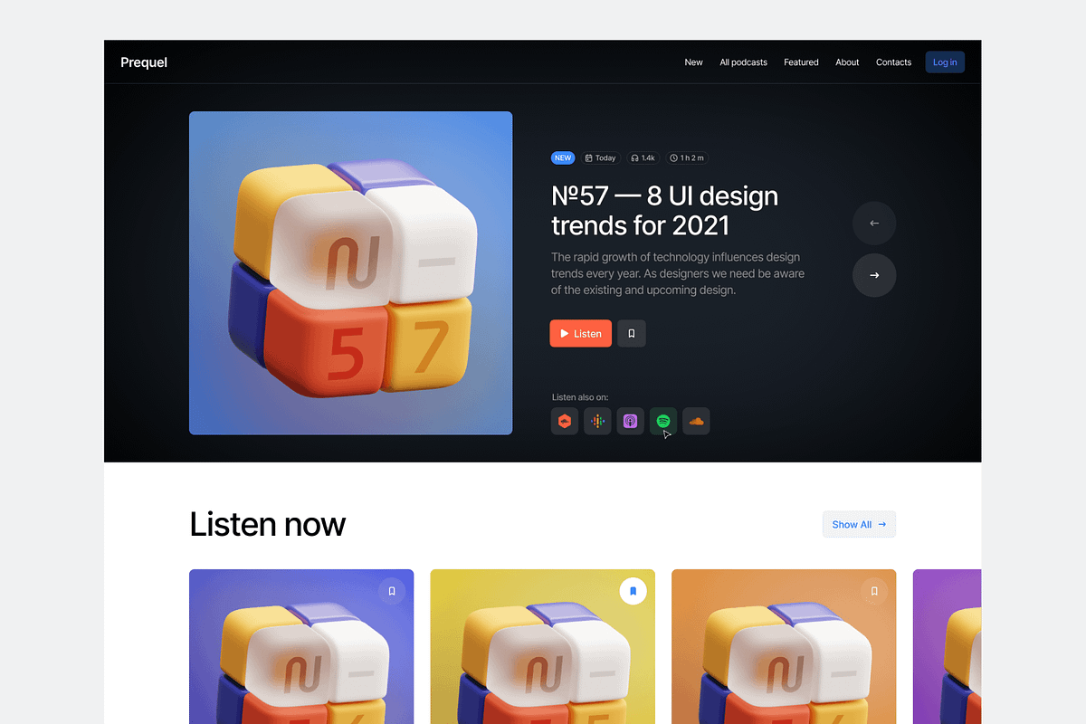 Prequel HTML Templates