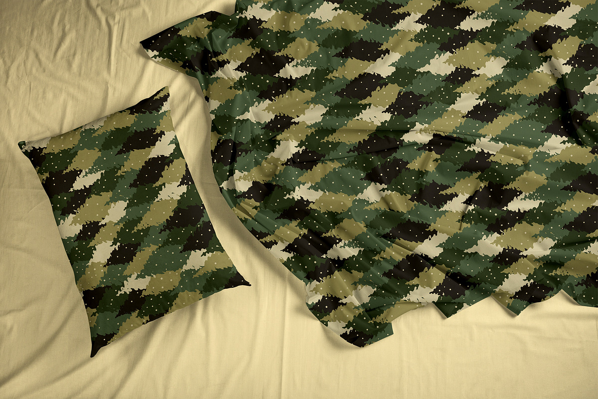 Forest Camo, seamless pattern, a Pattern Graphic by pineart