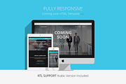 Responsive Coming Soon Website HTML, a Bootstrap Template by Pixel ...