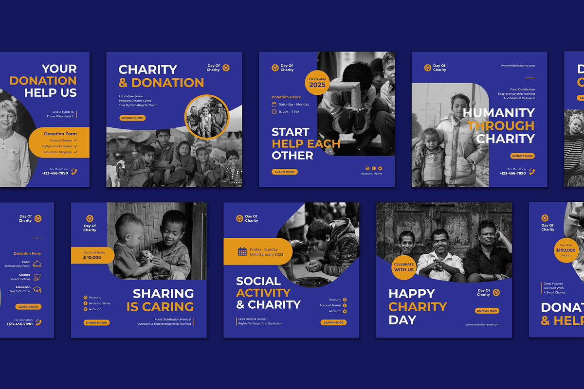 Day Of Charity Instagram Post