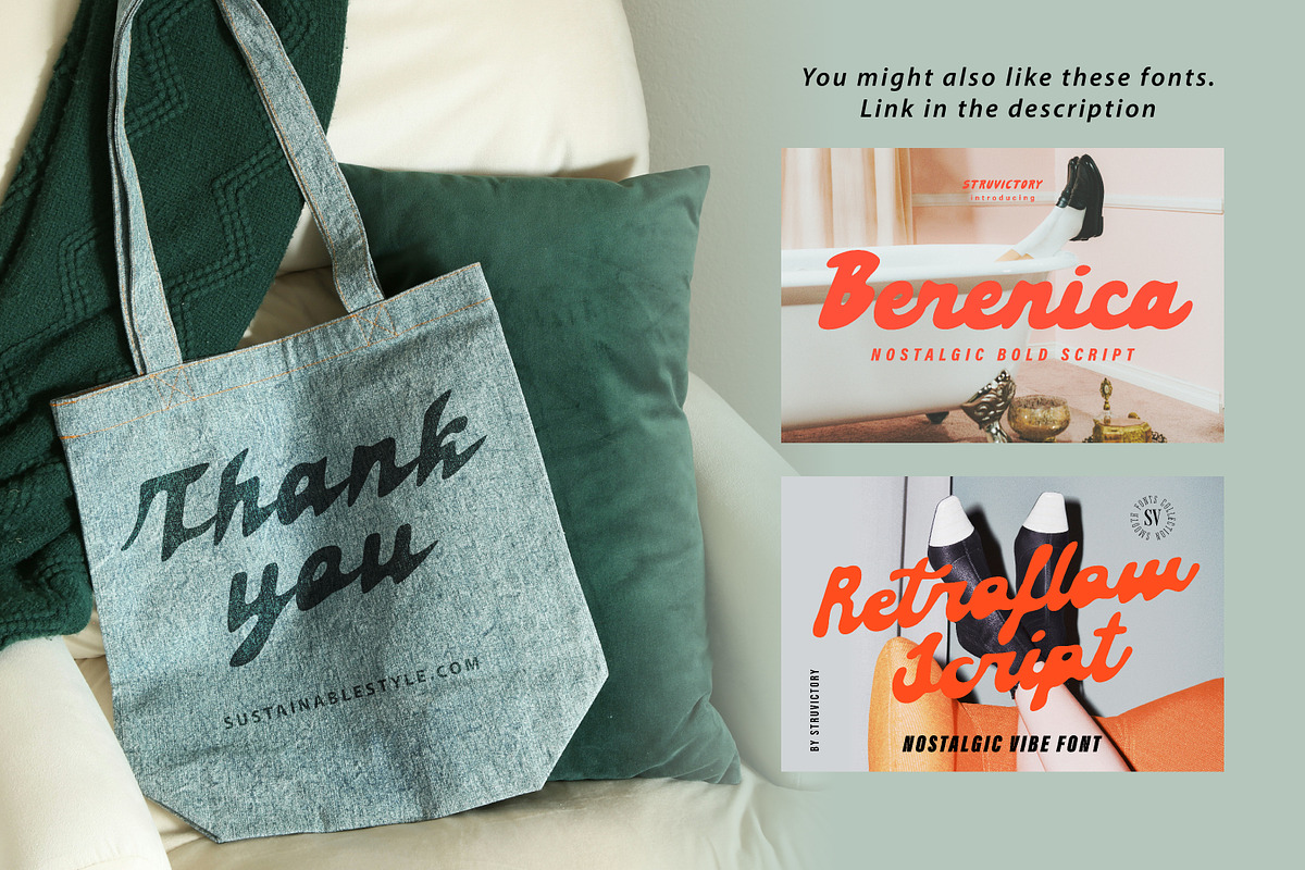 Vintedge Nostalgic Vibe Script Font, a Script Font by Struvictory.art