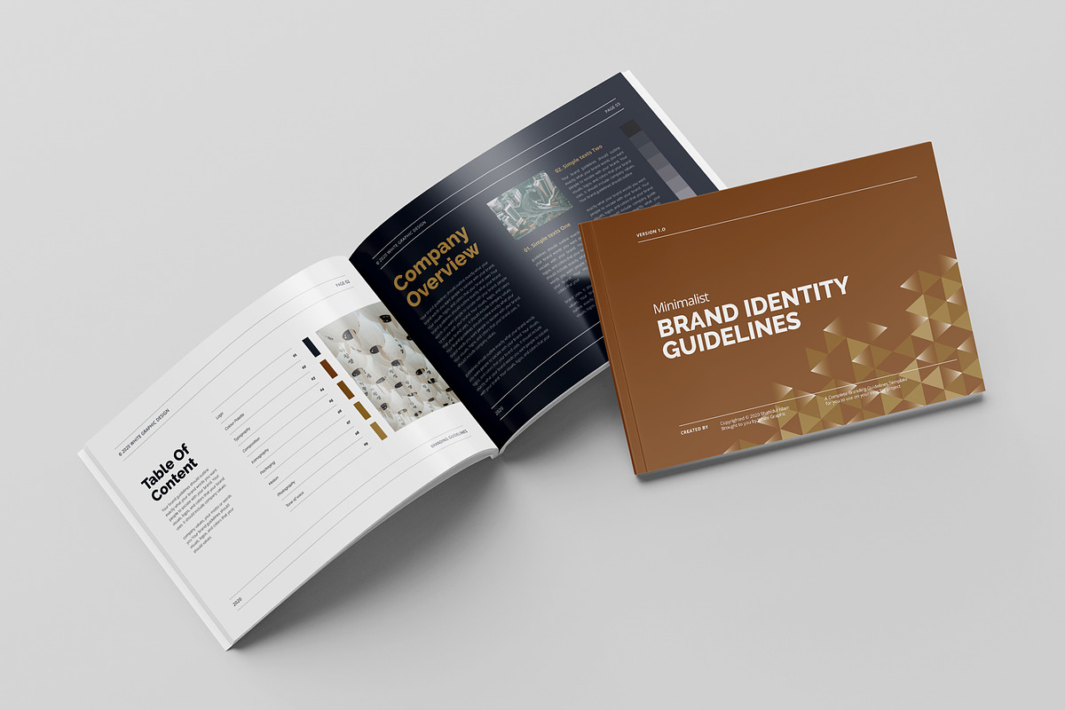 Minimalist Brand Identity Guidelines, a Presentation Template by ...