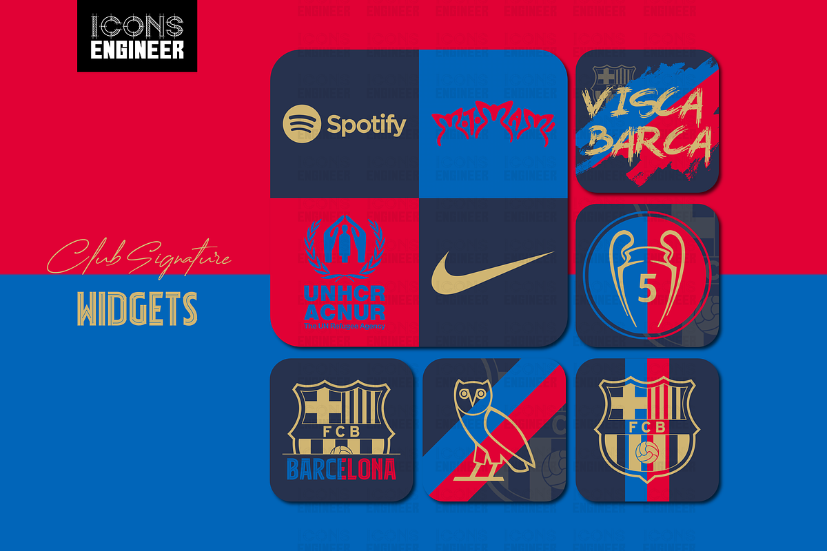 Barcelona Icon Pack | Home Kit, an Icon by IconsEngineer
