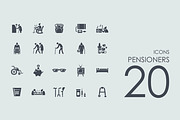 20 Pensioners icons | Icons ~ Creative Market