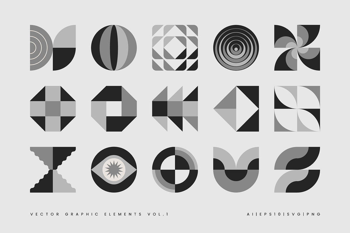 Vector Graphic Elements - Vol.1, an Object Graphic by Léo Alexandre