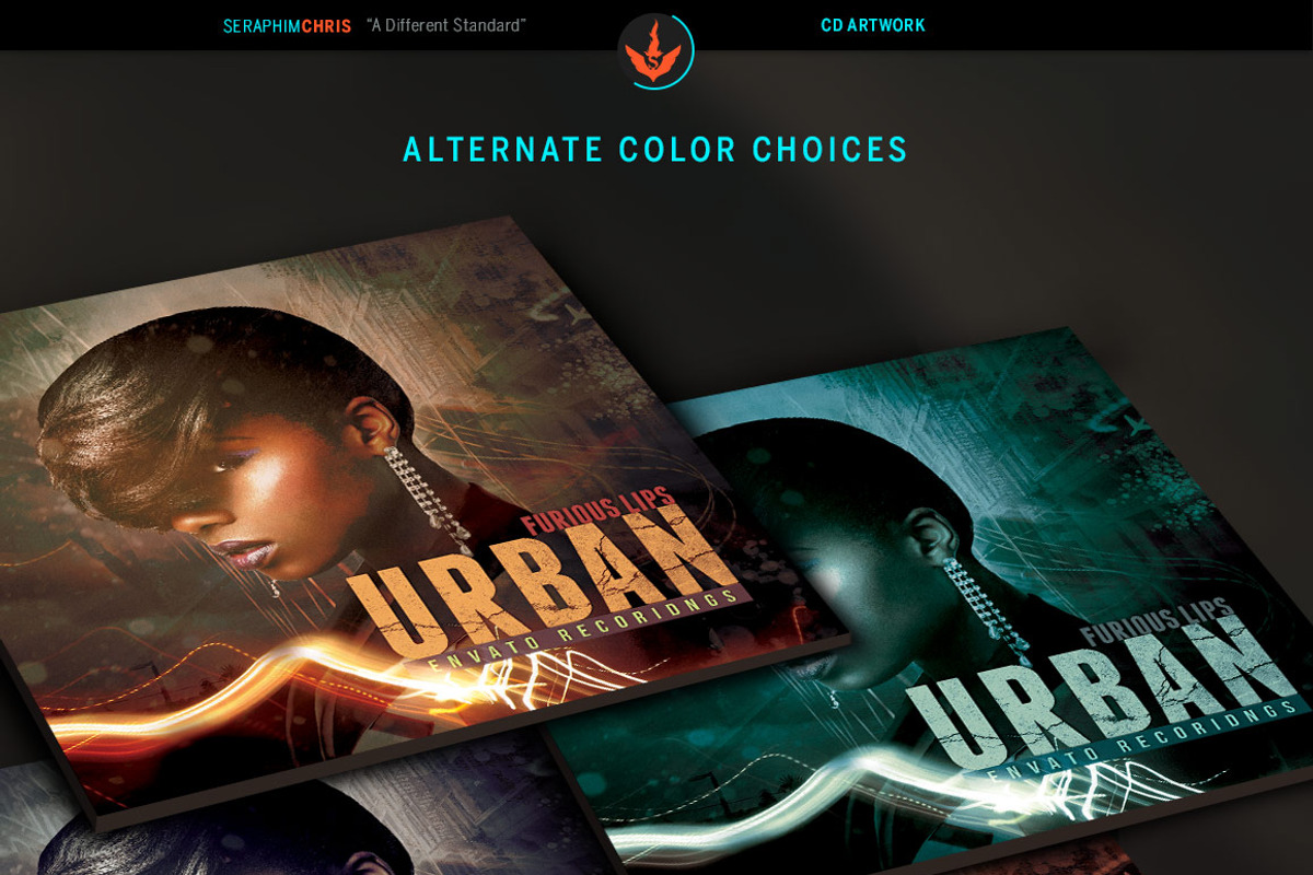 Urban CD Artwork Template, a Templates & Theme by SeraphimChris