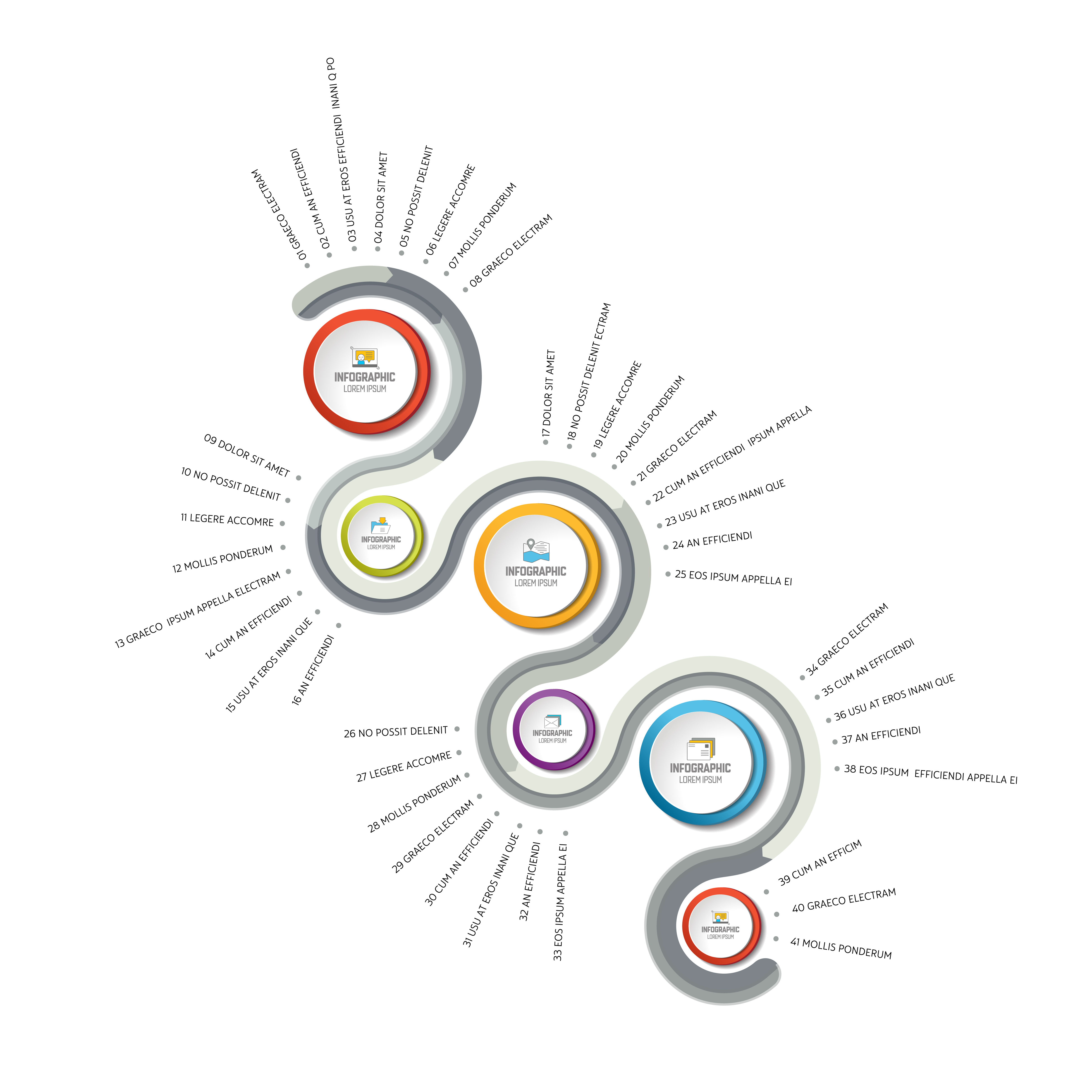 timeline-report-template-chart-work-illustrations-creative-market