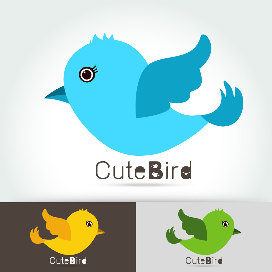 Set of cute birds icons, an Icon by essense