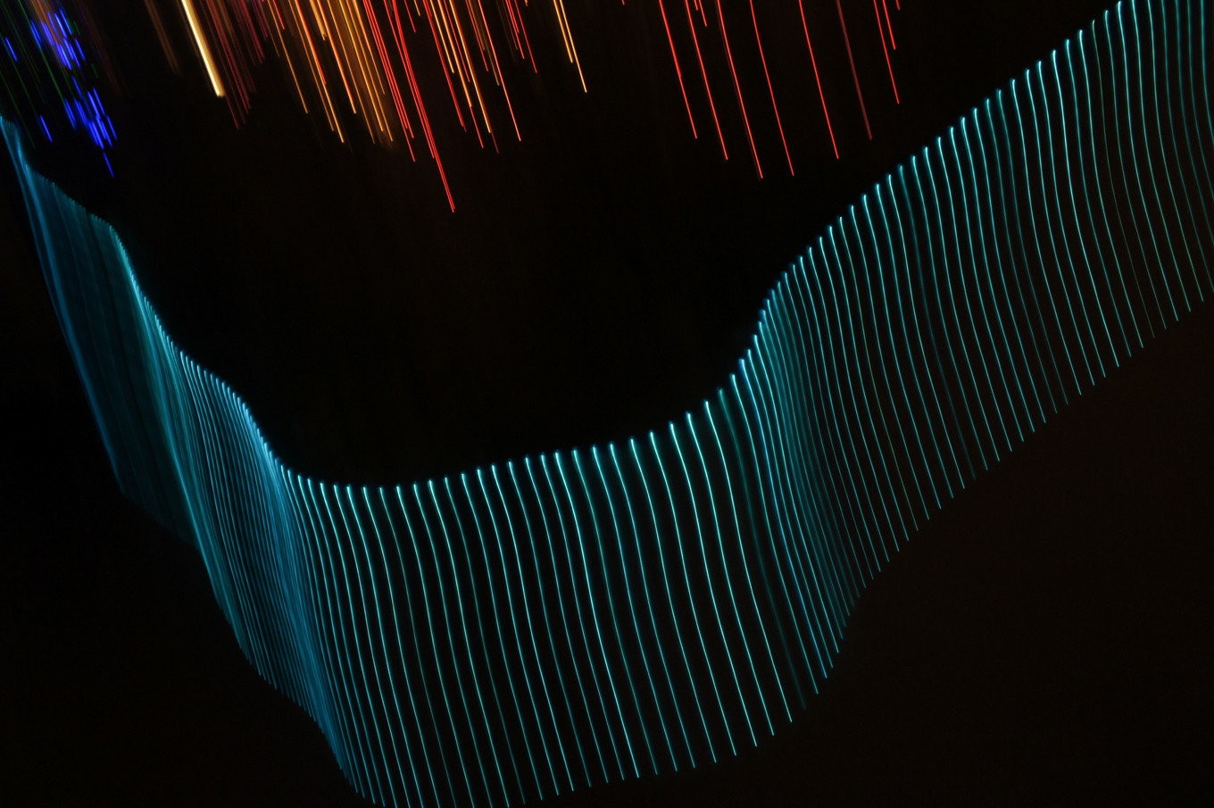 Abstract Blue Light 5, an Abstract Photo by Graphic Wray
