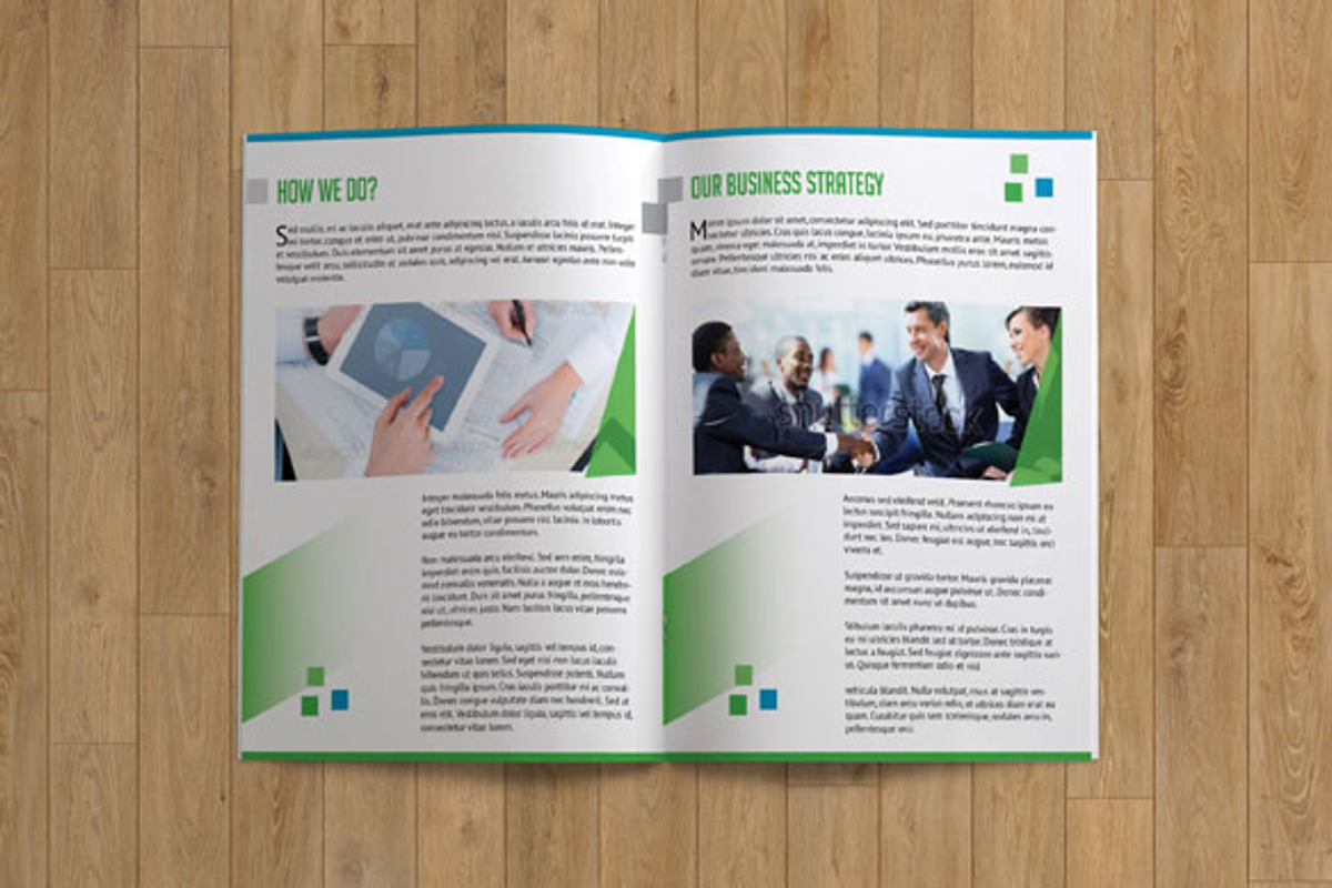 InDesign Business Brochure V35, a Brochure Template by Template Shop