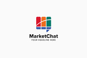 Market Chat Logo Template, a Branding & Logo Template by PixaSquare