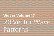 Waves Vol. 17 | 20 Vector Patterns, a Pattern Graphic by invisiblelayer
