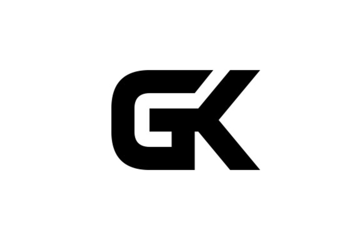 GK logo design, a Branding & Logo Template by xcoolee