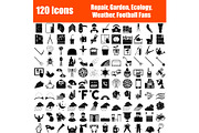 Set of 120 Icons, an Icon by Pavel Vectors