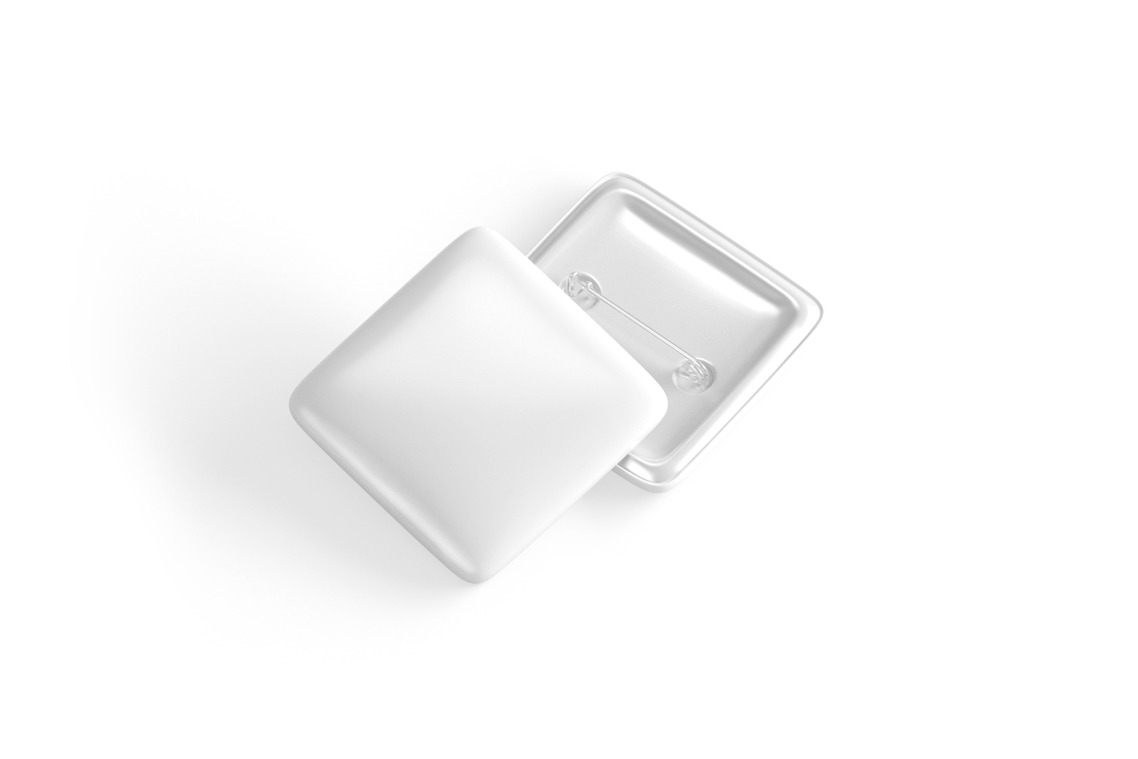 Rhombus Button Badge 3D Model, an Object 3D Model by rebrandy