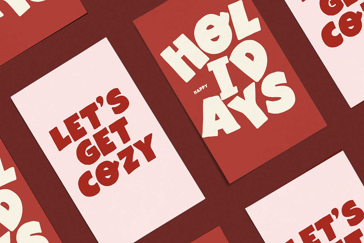 Cozy Season - Warm & Playful Font, a Handwritten Font by BilberryCreates