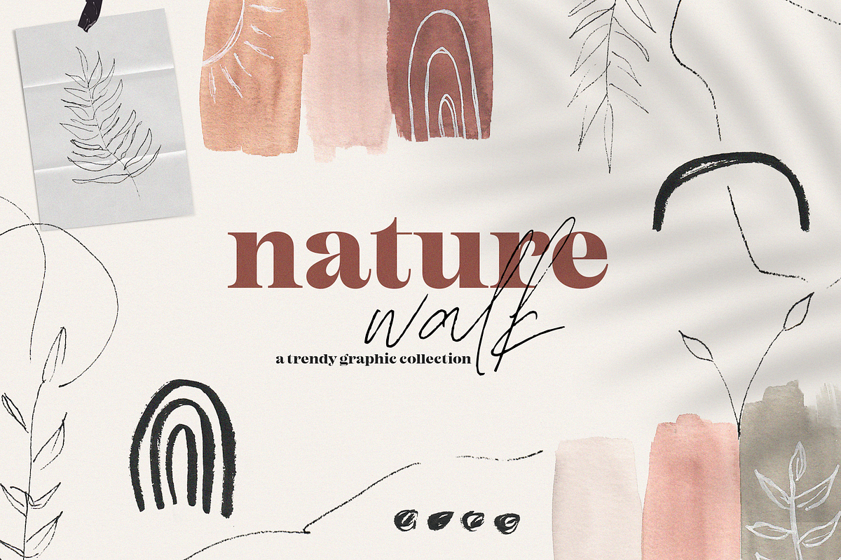 Nature Walk Collection, a Texture Illustration by KA Designs