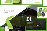 Soccer Google Slides Presentation, a Presentation Template by Giant Design