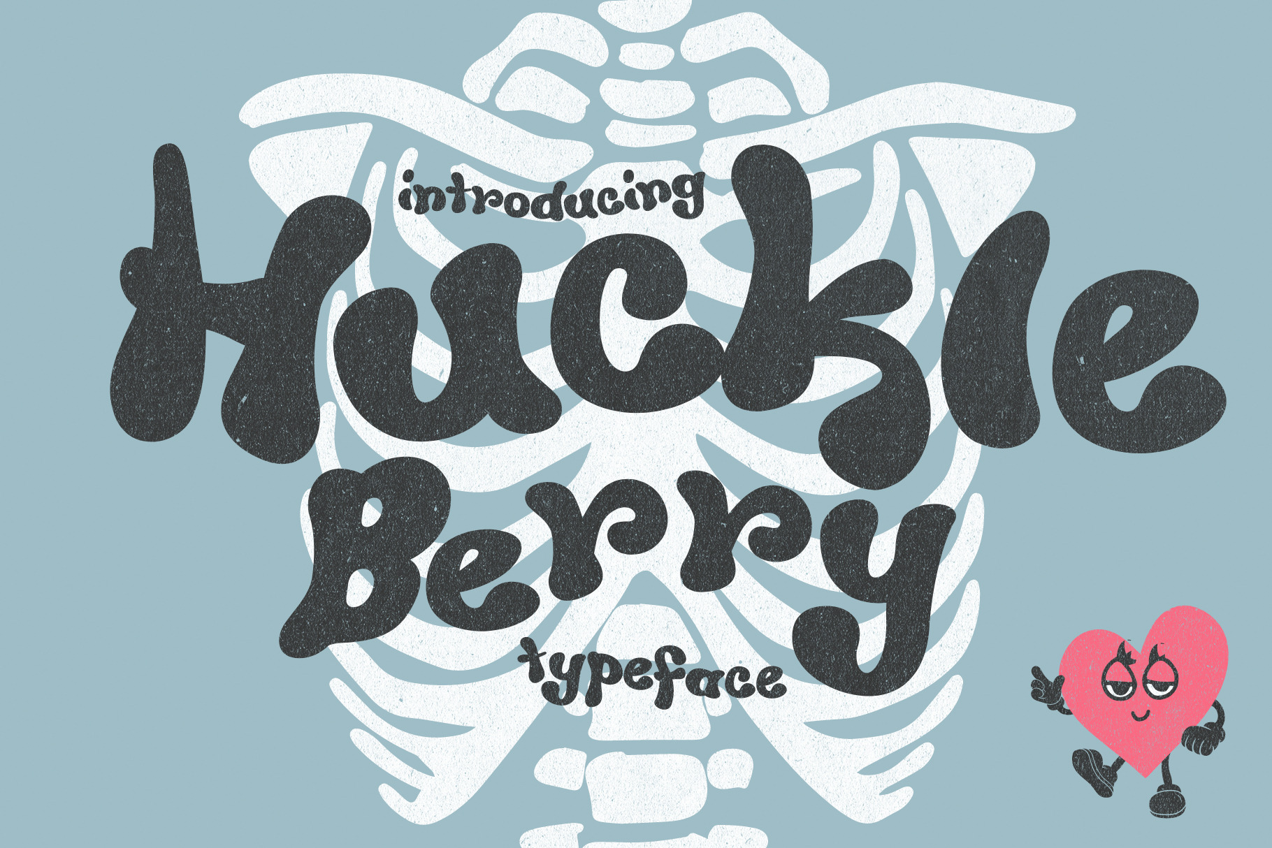 Huckleberry - Fun & Quirky Typeface, a Serif Font by HipFonts